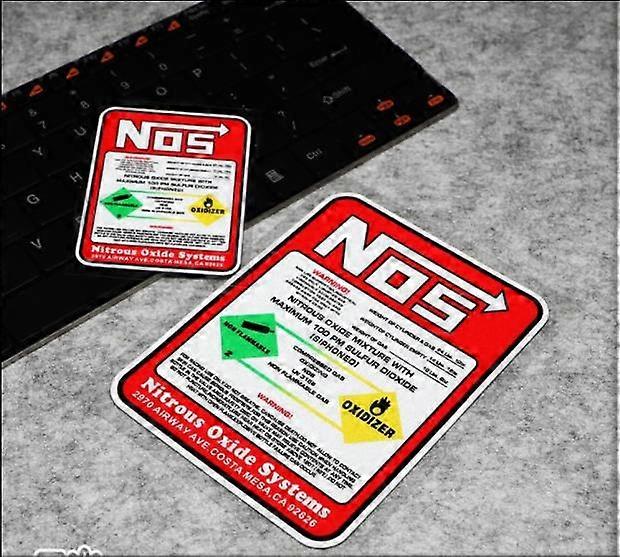 For Drag Racing Creative Car Racing Stickers NOS Nitrous Oxide Systems ...