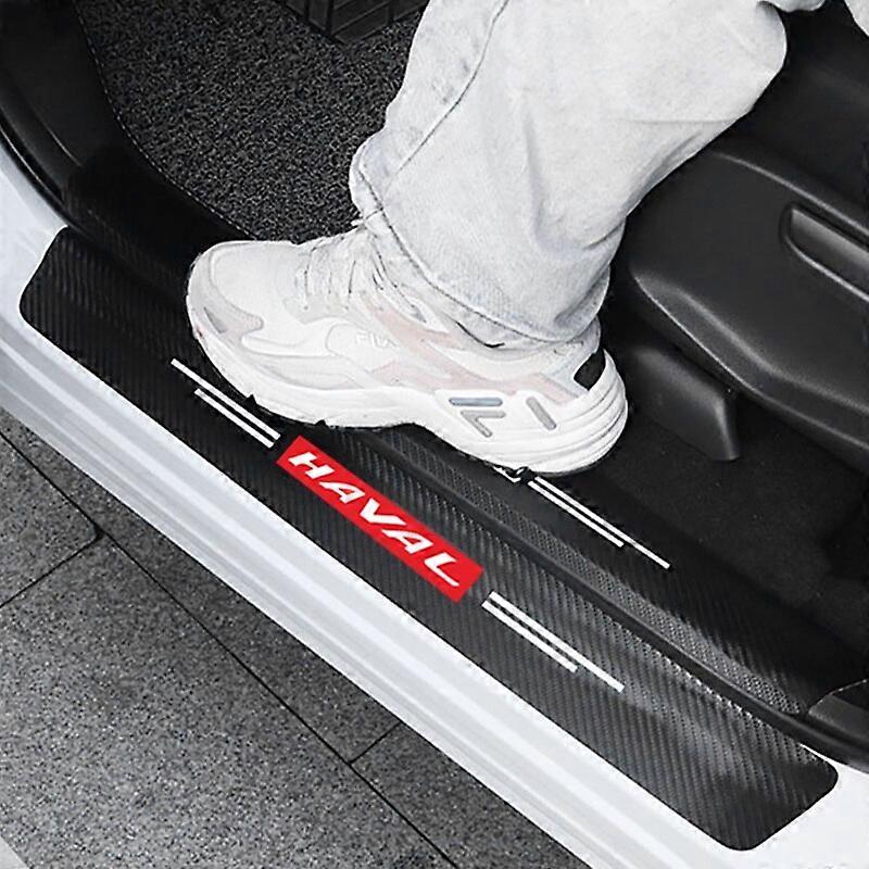 4Pcs Car Door Sill Door Edge Stickers Protect for Dacia Duster Dokker ...