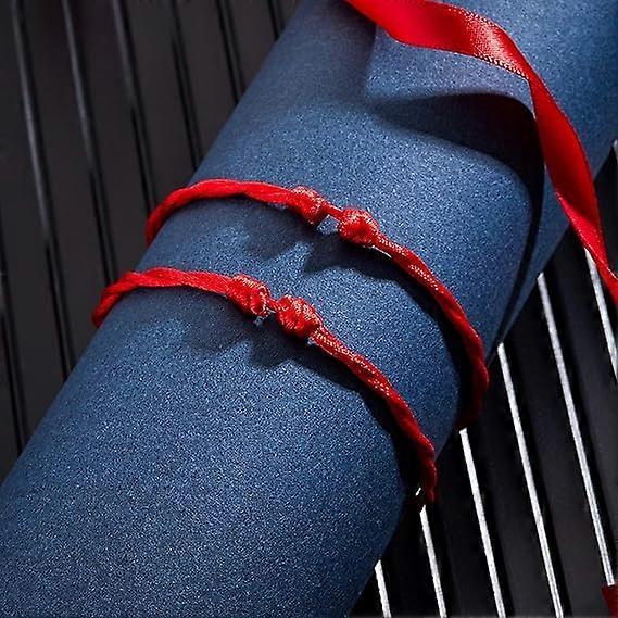 10 PCS Red Bracelet Red Cord Bracelet Adjustable Kabbalah Red Knot ...