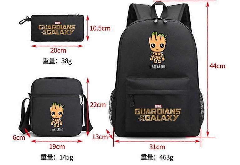 Guardians of the Galaxy Three Piece backpack for male and female ...