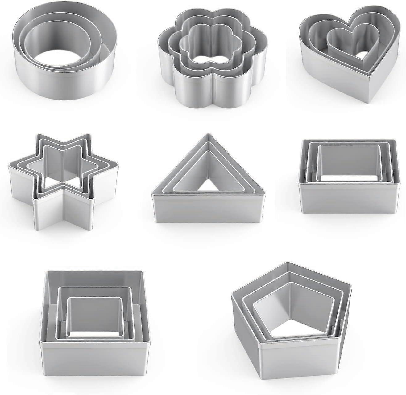 Cookie Cutters Mini - 24 Pieces Biscuit Cutters | Fruugo UK