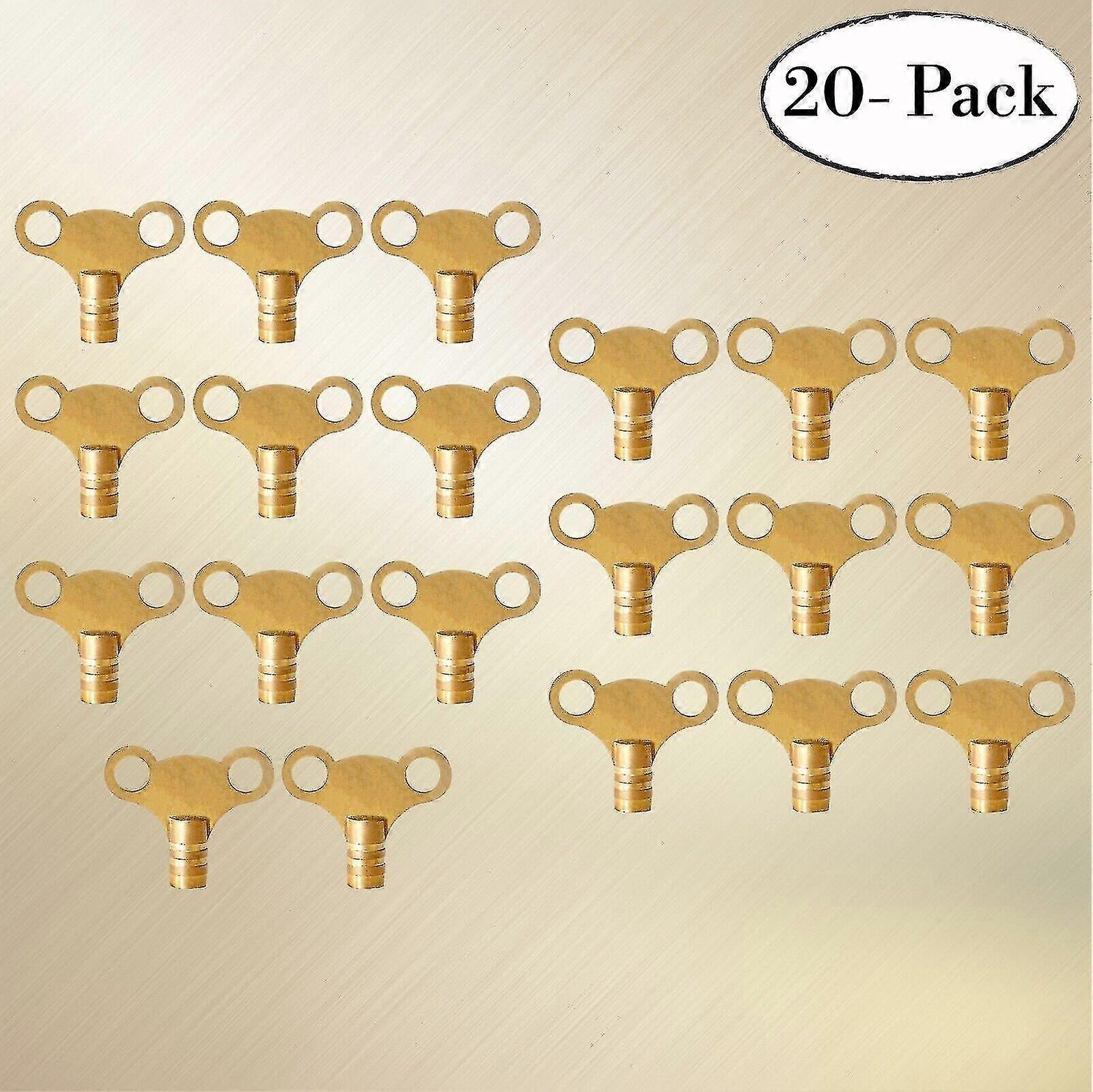 Radiator Plumbing Bleed Bleeding Key Keys Solid Brass For Venting Air ...