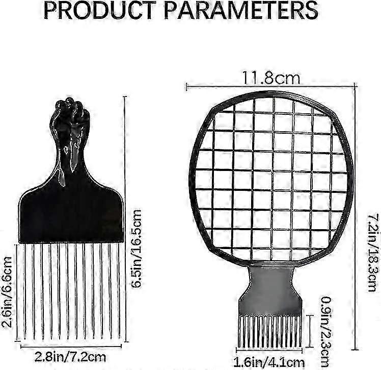 Hair Sponge Brush For Twists,4 In 1 Afro Twist Comb Set, Afro Pick Pik ...