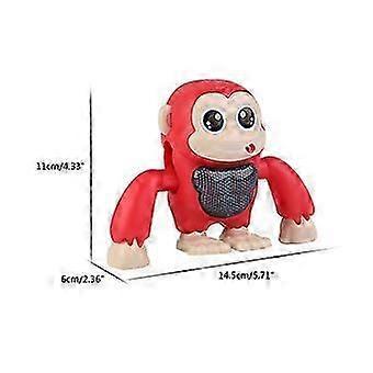 Funny Monkey Toy with 360 Rotatable Arms Musical Electric Monkey Toy ...