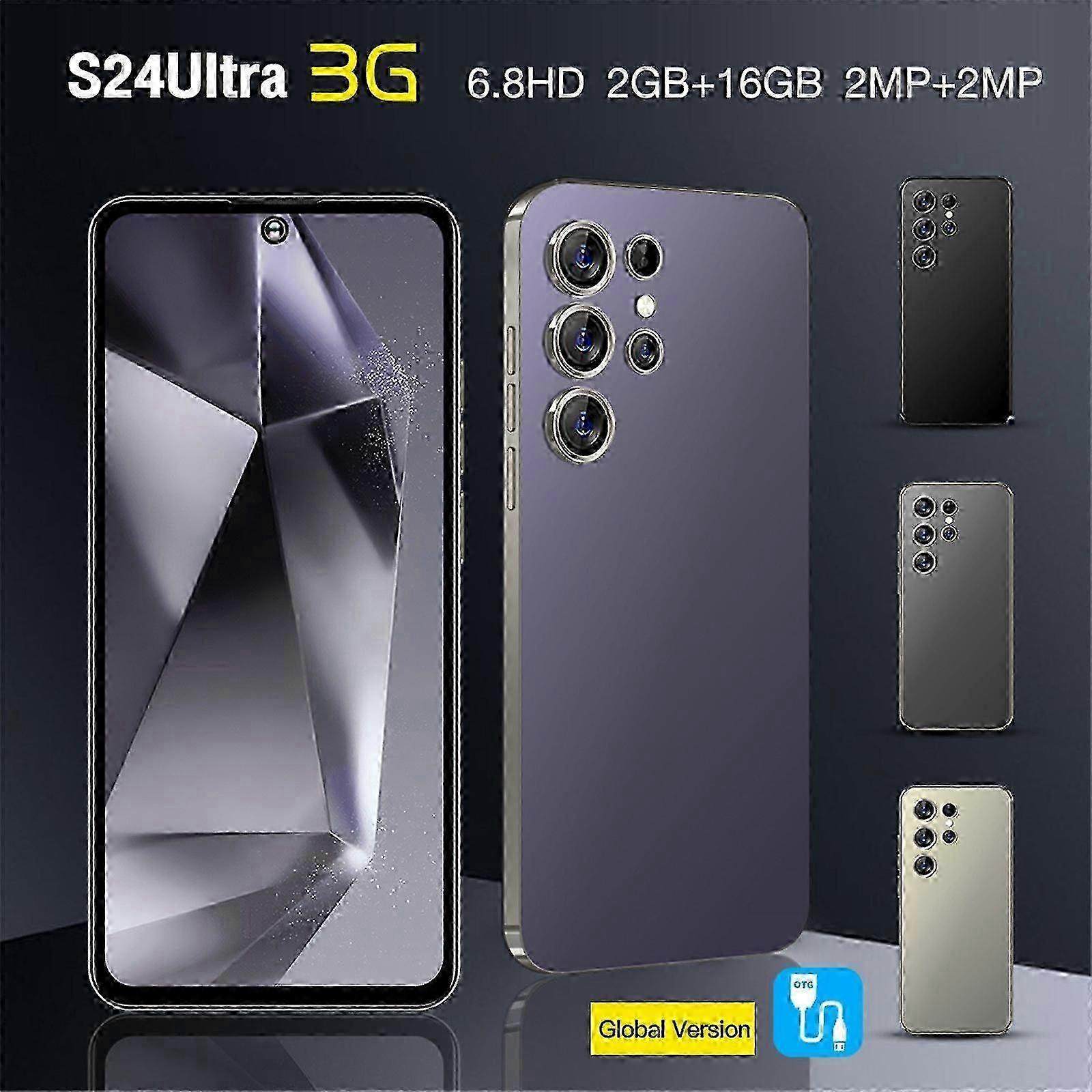 S24 Smartphone 6.8-inch HD Standby Card Slot 2+16G Memory 3000mAh ...