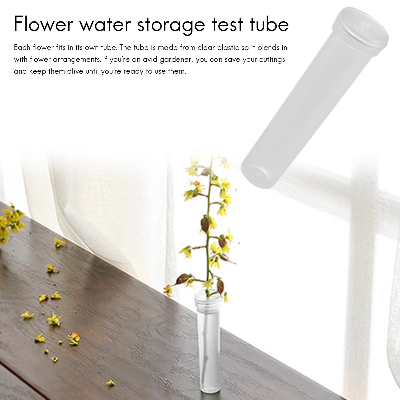 Floral Tube 100-pack Flower Tube, Flower Vials, Floral Water Tube For ...