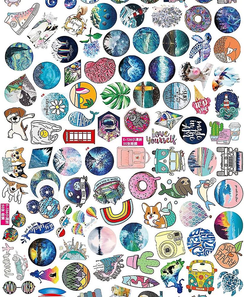 400 Pcs Water Bottle Stickers Pack For Hydroflask,aesthetic Vinyl ...