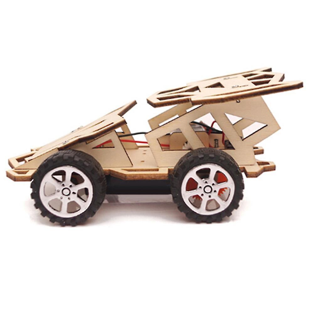 Diy 4 Wheel Assembling Car Technology Experiment Educational Toy Teach Set Kit | Fruugo UK