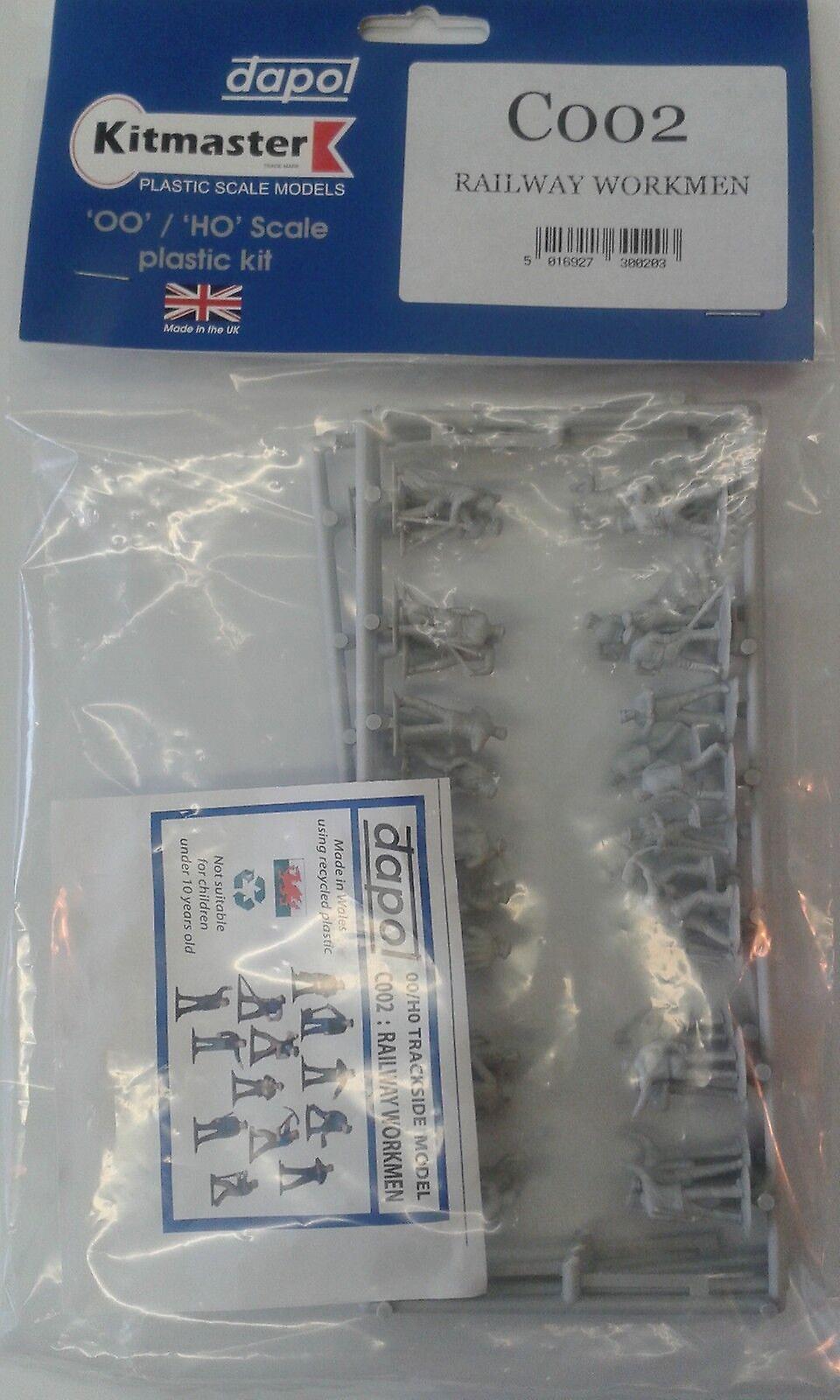 Dapol DAC002 Railway Workmen x 39 (OO Gauge - Unpainted) OO (1/76 ...