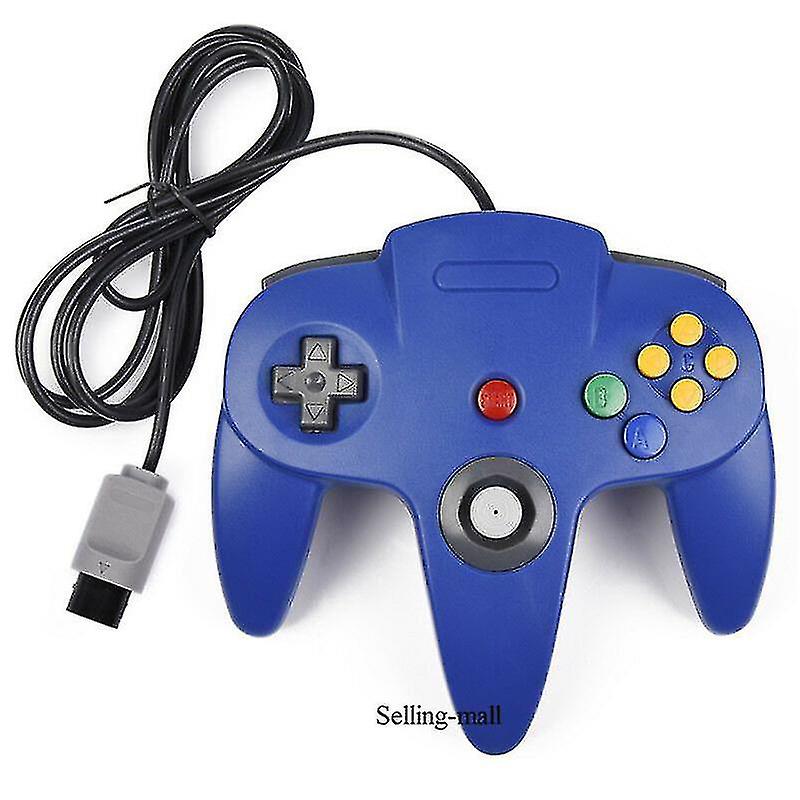 2 Pack Classic Wired N64 Controller Retro Games 64-bit Gamepad Joystick ...