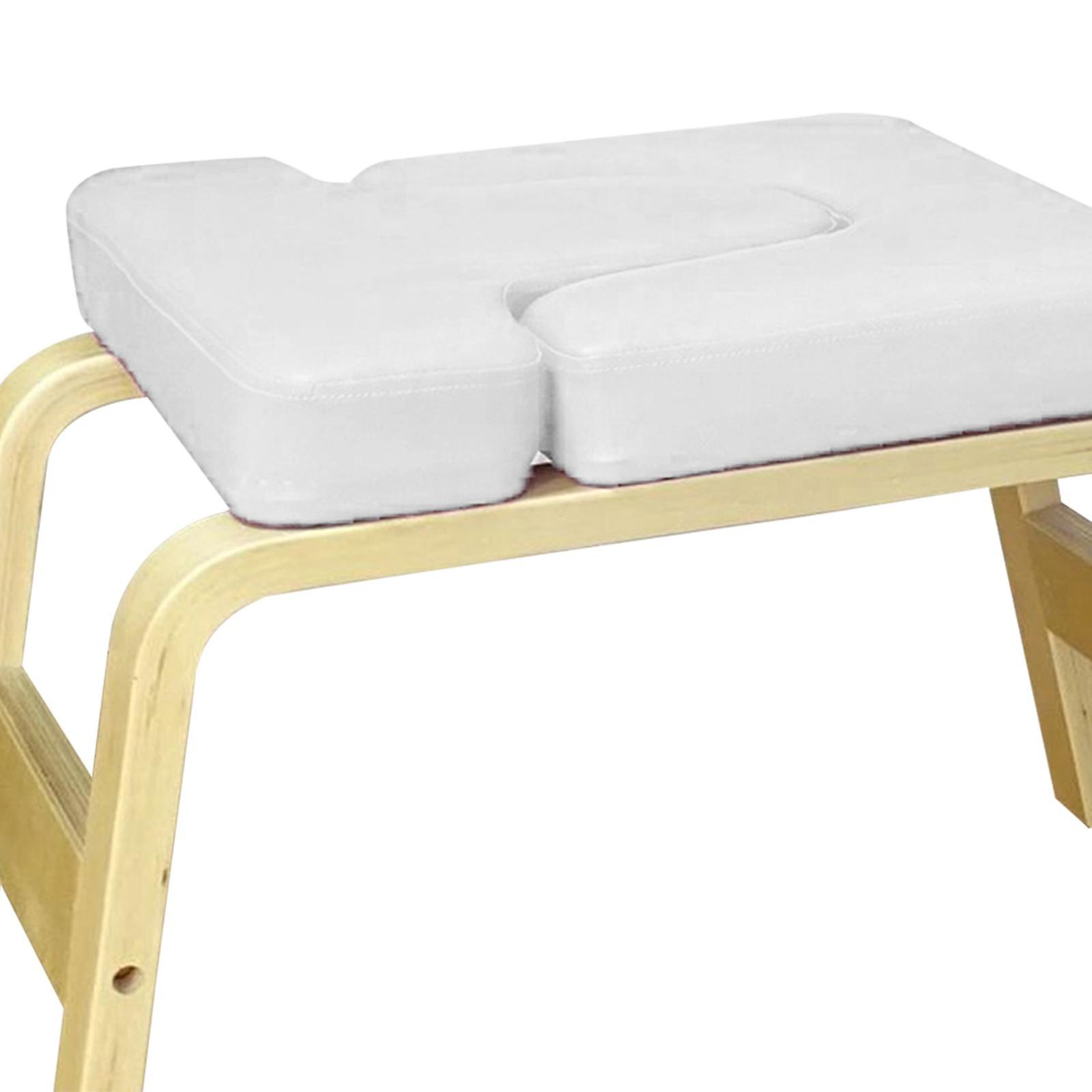 Yoga Headstand Bench with Wood Frame 200kg Load Bearing Yoga Inversion ...