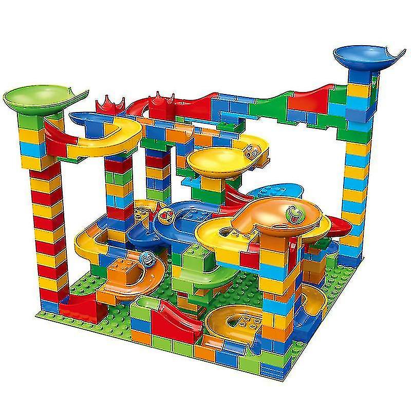 84-504pcs Small Size Marble Race Run Blocks Maze Ball Track Building ...