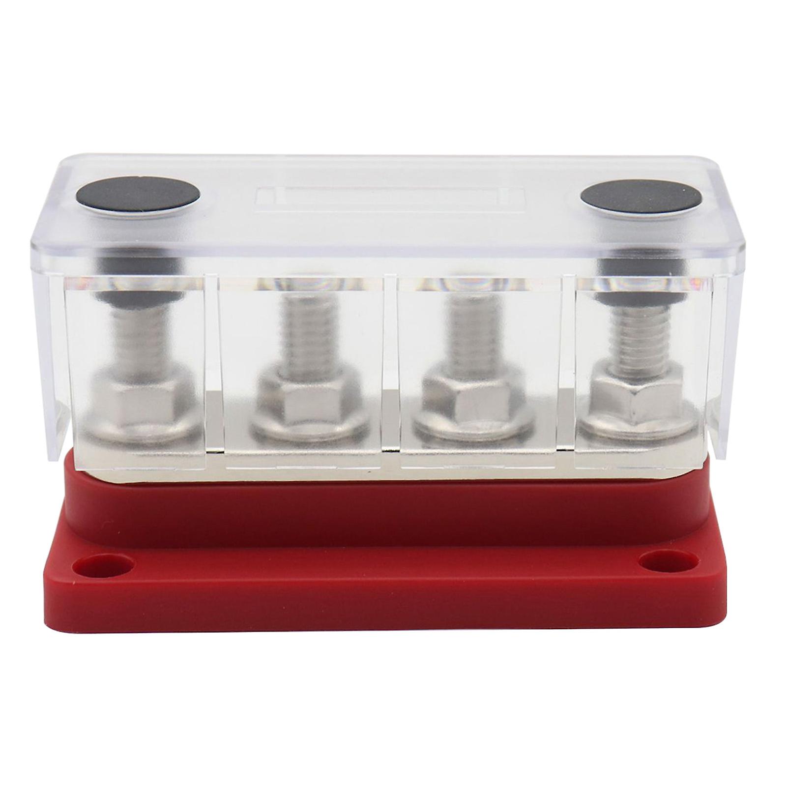 300a Power Distribution Block Bus Bar 4 X 3/8 48v Dc Busbar Box | Fruugo UK