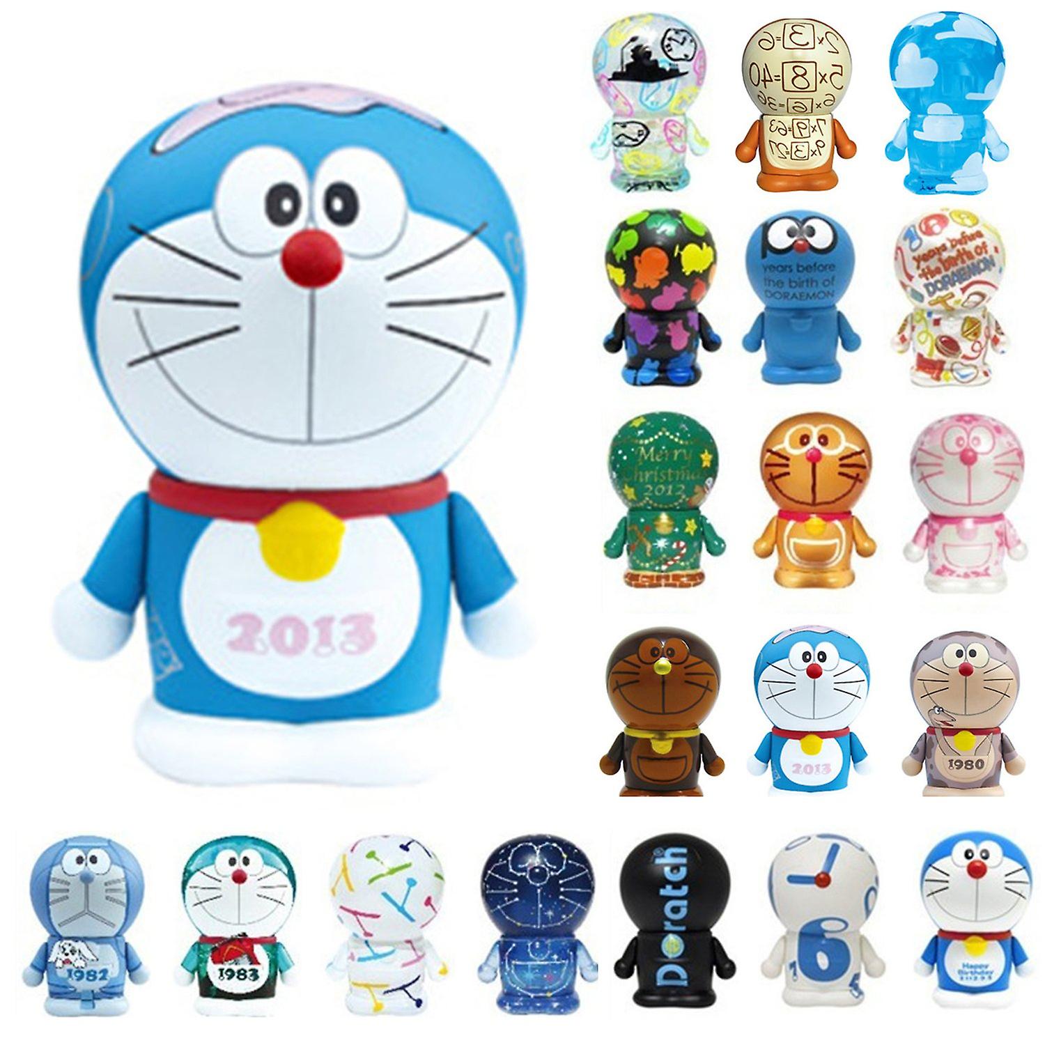 Model Toy Doraemon Figure Cartoon Collectible Anime Action Display Mold ...