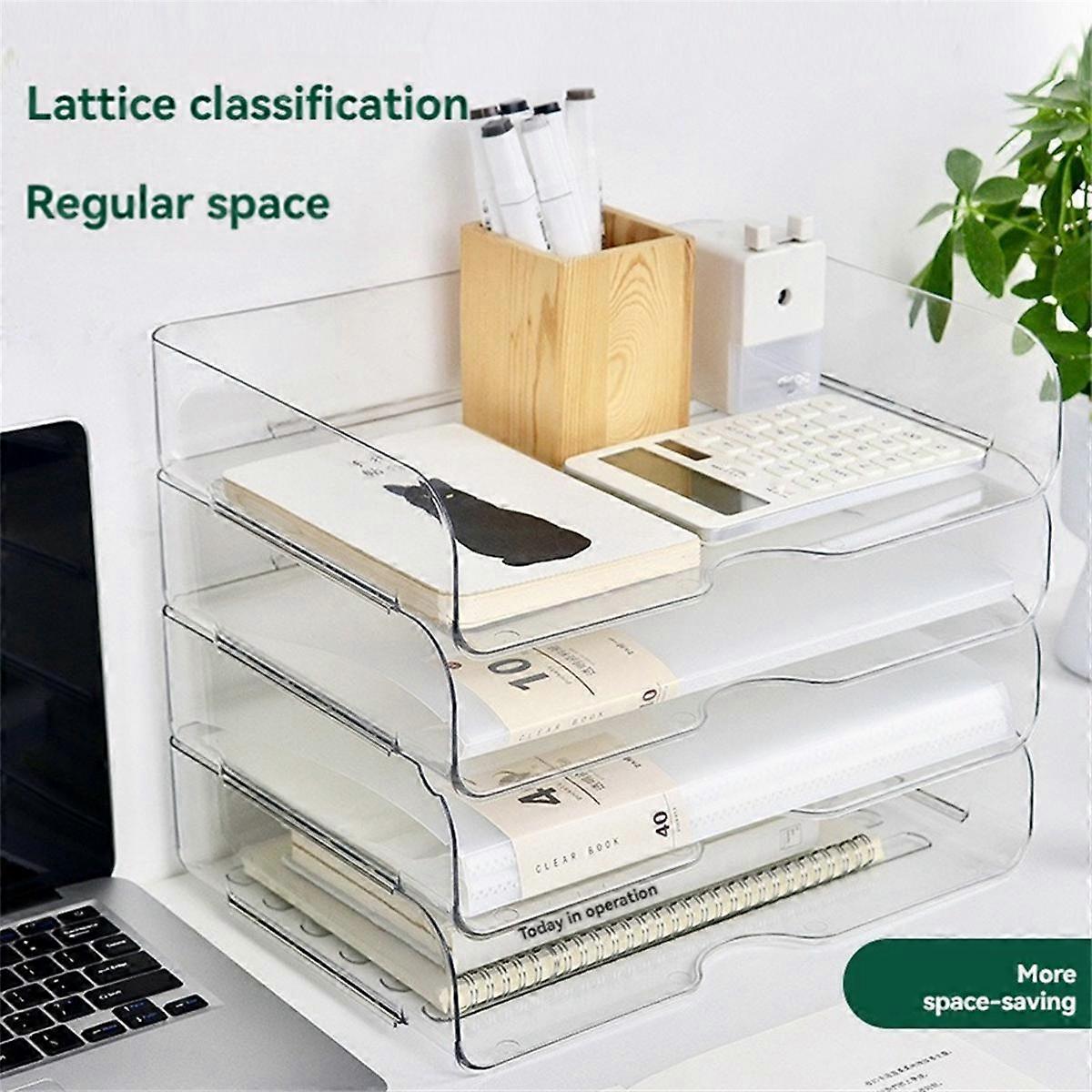 Office Organization and Storage, Letter Tray Desk Organizer, Stackable ...