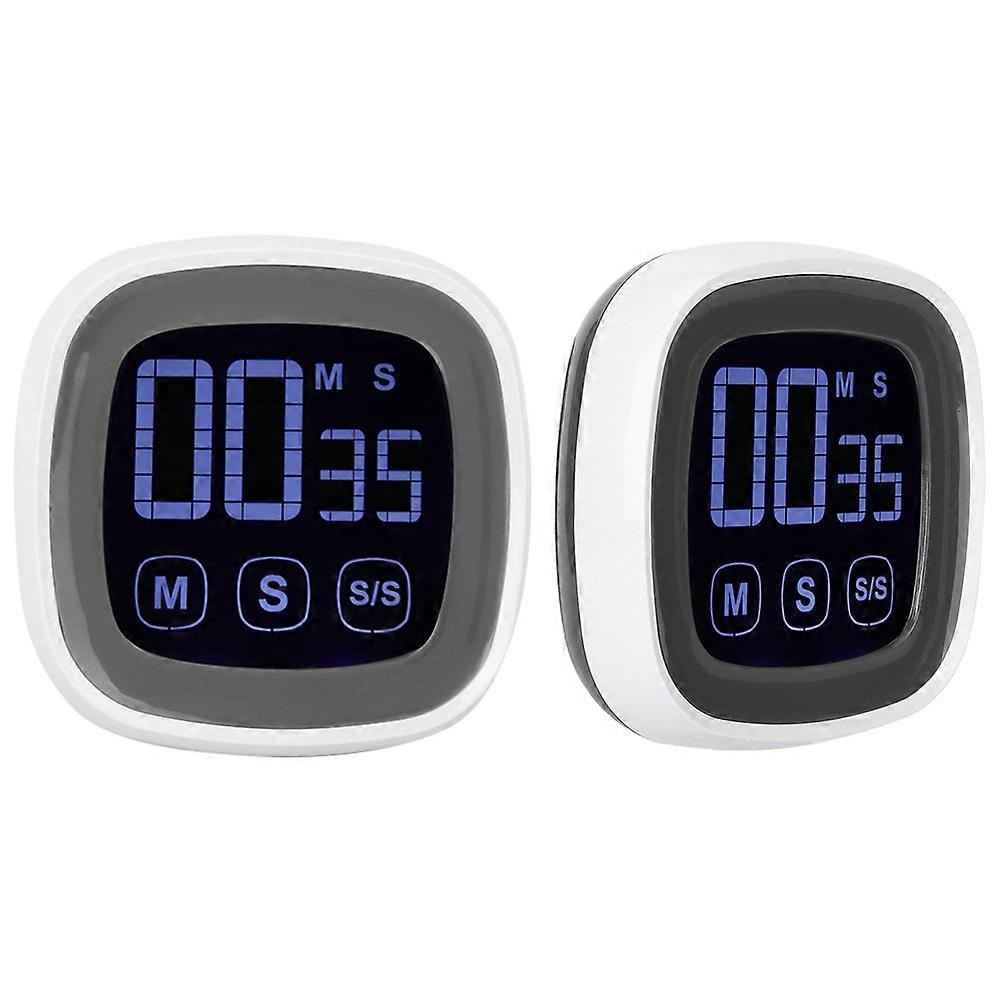 Digital Kitchen Timer Big Screen Loud Alarm BBQ Countdown Reminders ...