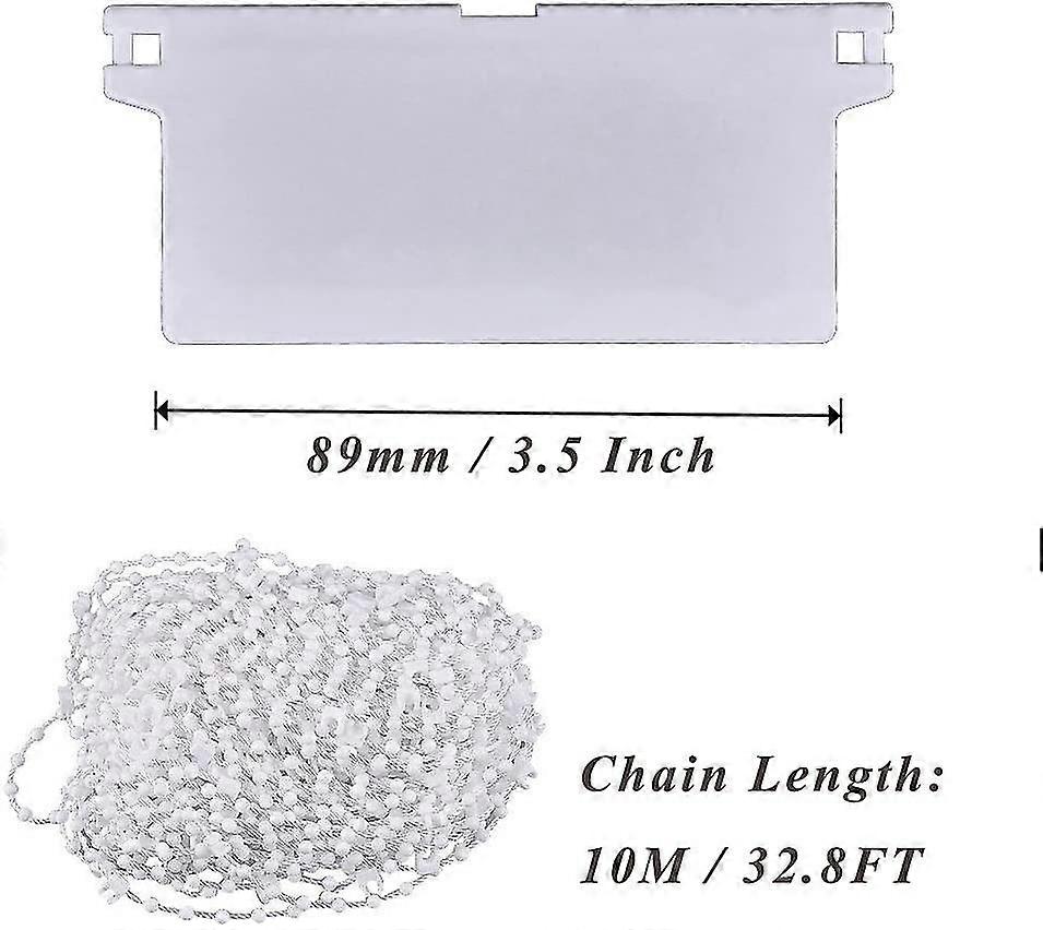 Vertical Blinds Repair Kit With 12 Pack 45*89mm Weight Slats, 12 Top ...