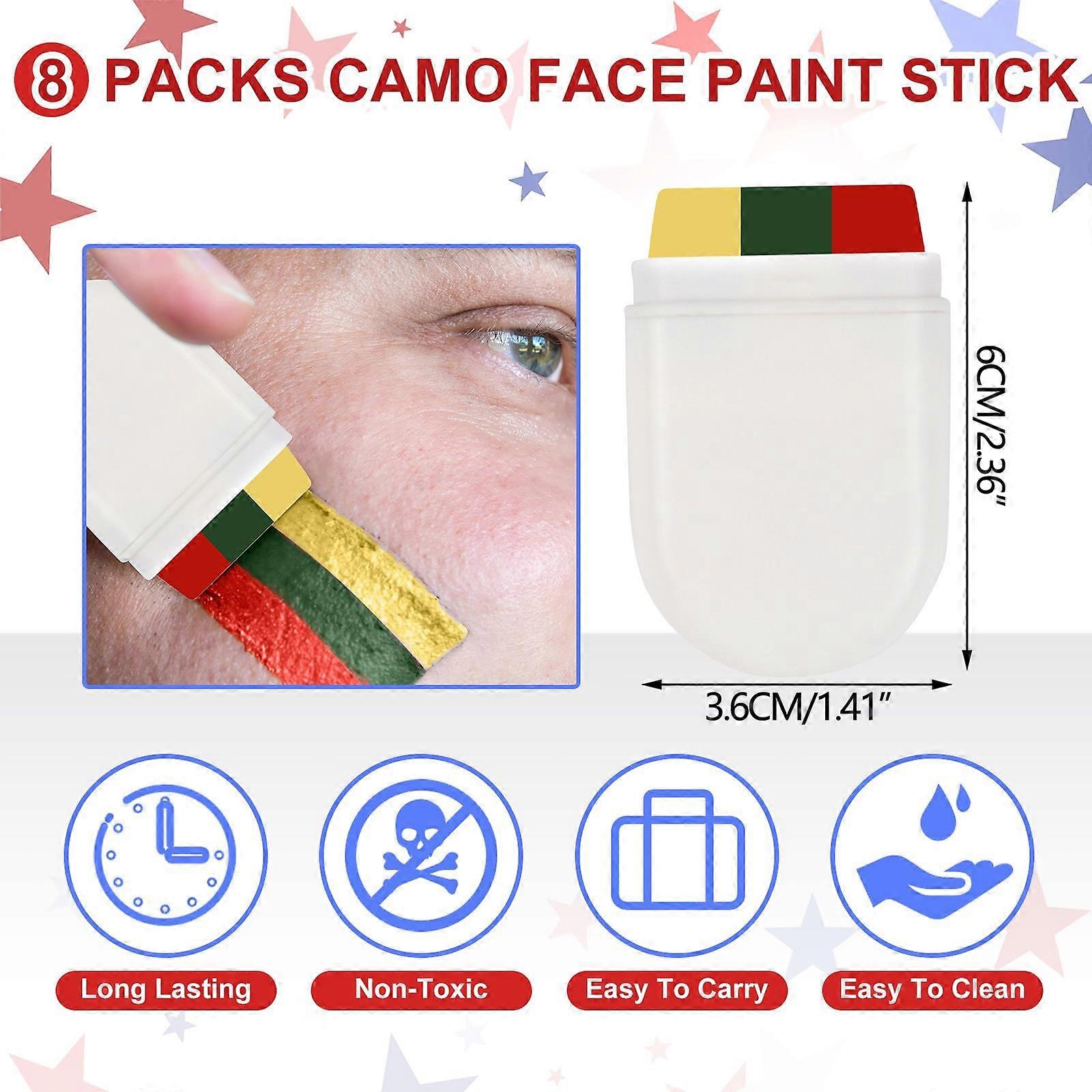 Flag Makeup Face Painting Tricolor Flag Face Paints Face Paints Body ...