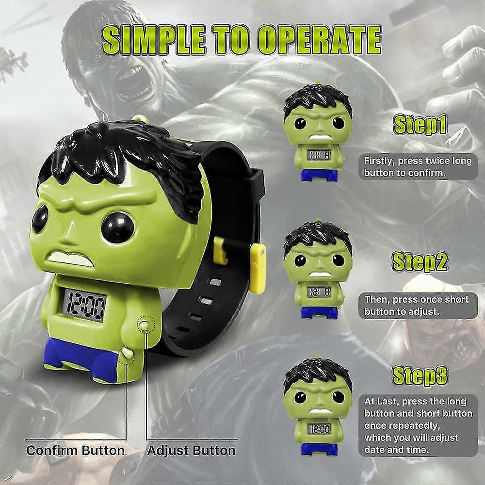 Kids Wrist Watch Superhero Retractable Watches Gifts | Fruugo UK