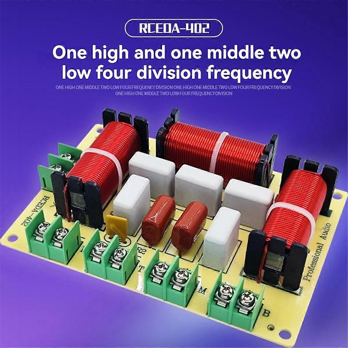 200W 4 Way Crossover Audio Speaker Crossover Dual Bass + Midrange ...