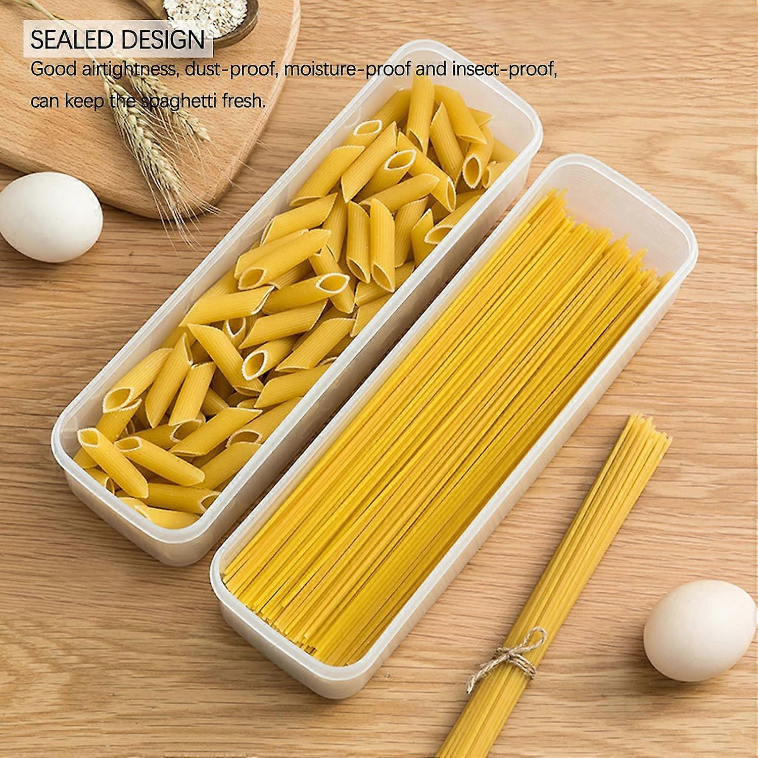 Spaghetti Box Transparent Pasta Box Plastic Pasta Storage Box Spaghetti ...