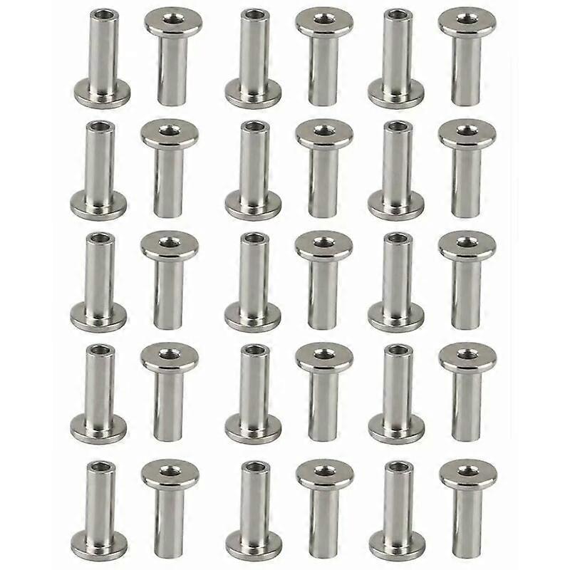 Stainless Steel Sleeves For 1/8 Inch Cable Railing, Wood Posts, DIY ...