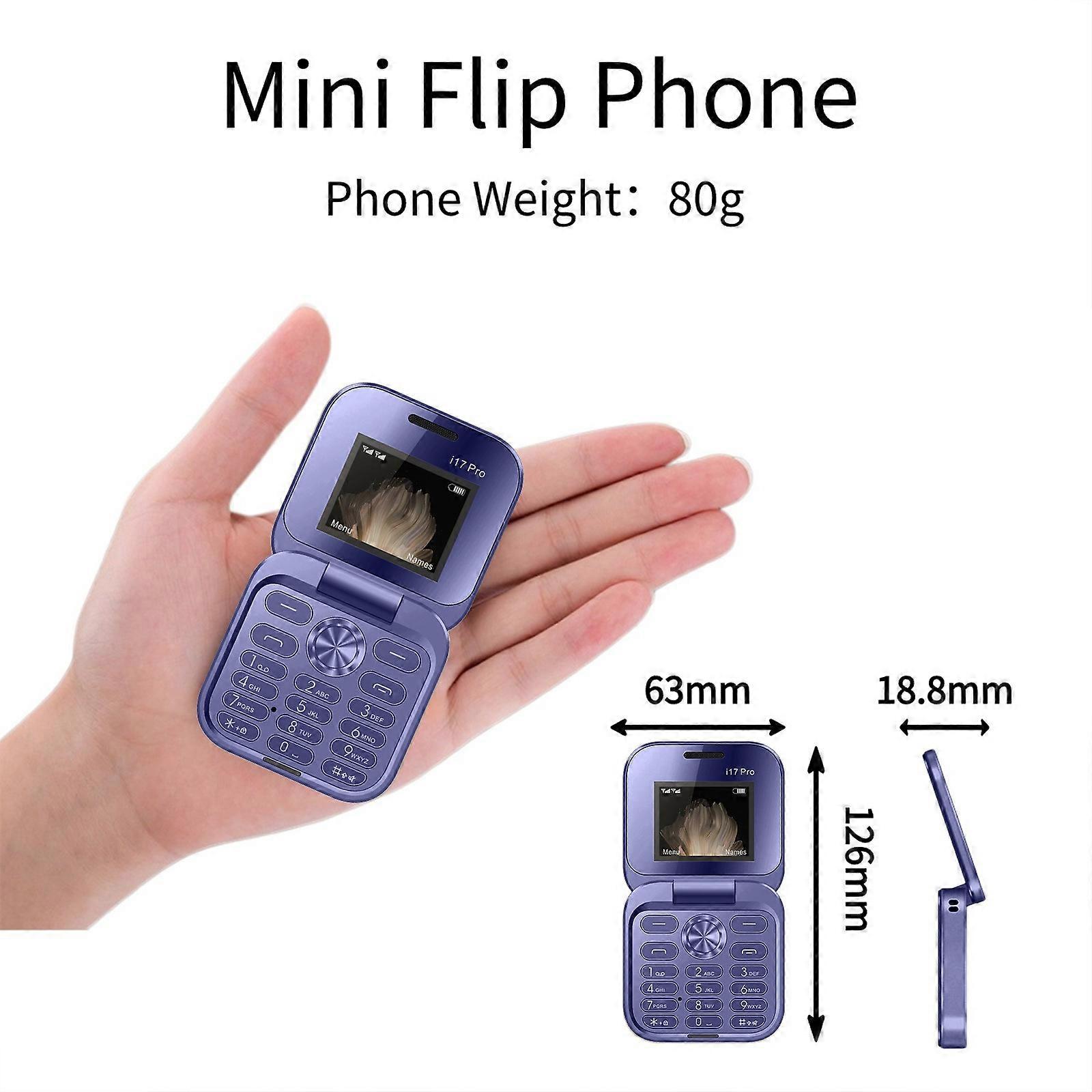 mobile phones New Mini Flip Mobile Phone 2 SIM Card Small Display ...