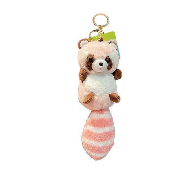 2PC Plush raccoon plush cute couple small pendant wedding doll ragdoll ...