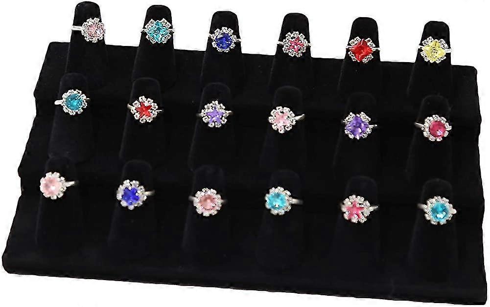 Ring Holder,18 Fingers Ring Display Stand,ring Storage Organizer ...