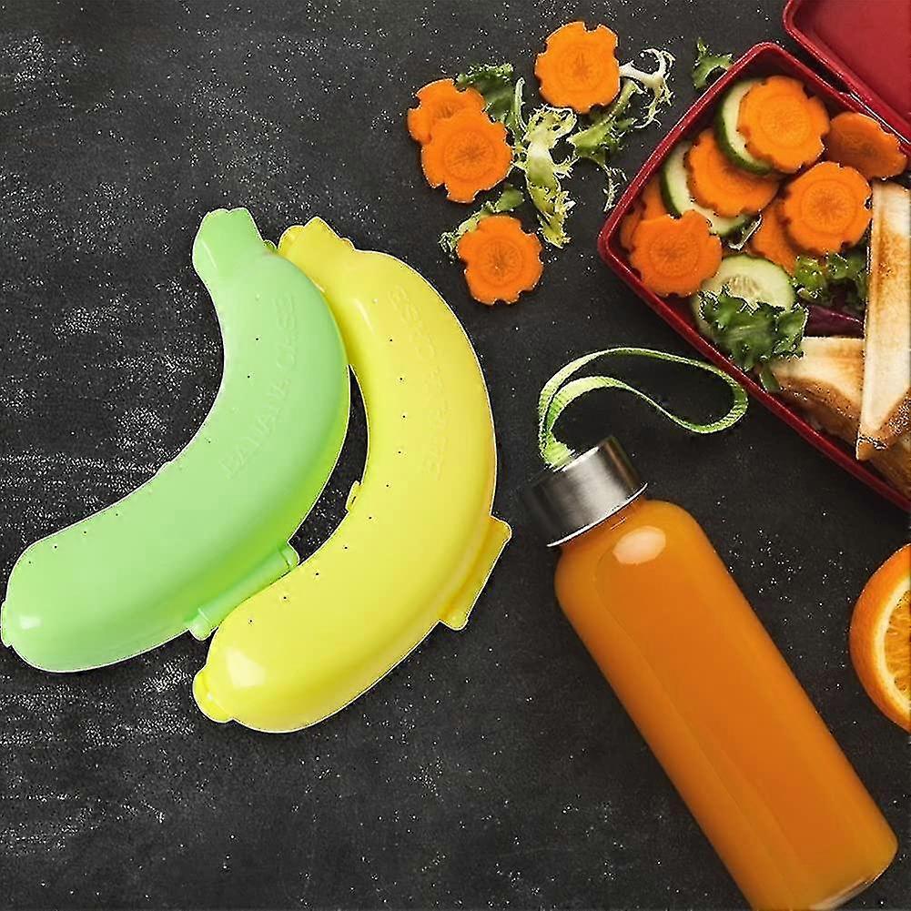 Banana Box, 3 Pack Different Color Banana Holder Outdoor Travel Cute ...