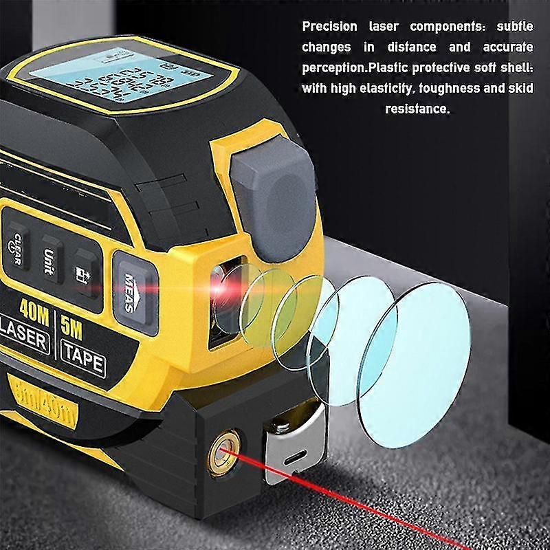 3in1 Intelligent Laser Tape Measure Laser Rangefinder High-precision ...