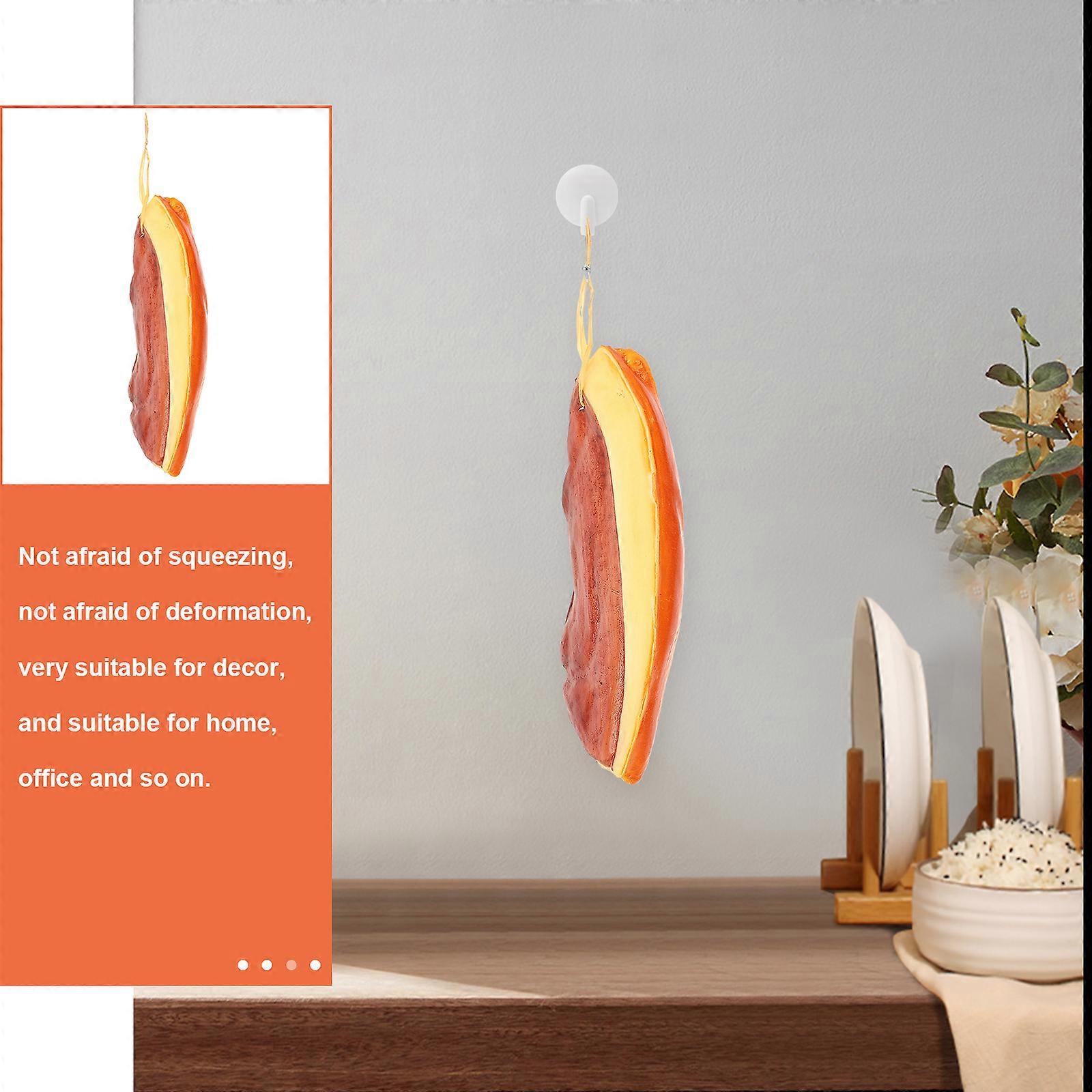 PU Bacon Model Simulation Bacon Model Design Decor plaything PU Bacon ...