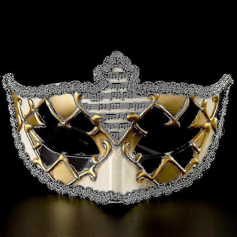 Gnhyll Halloween Masquerade Venetian Masks Carnival Dance Party Half ...