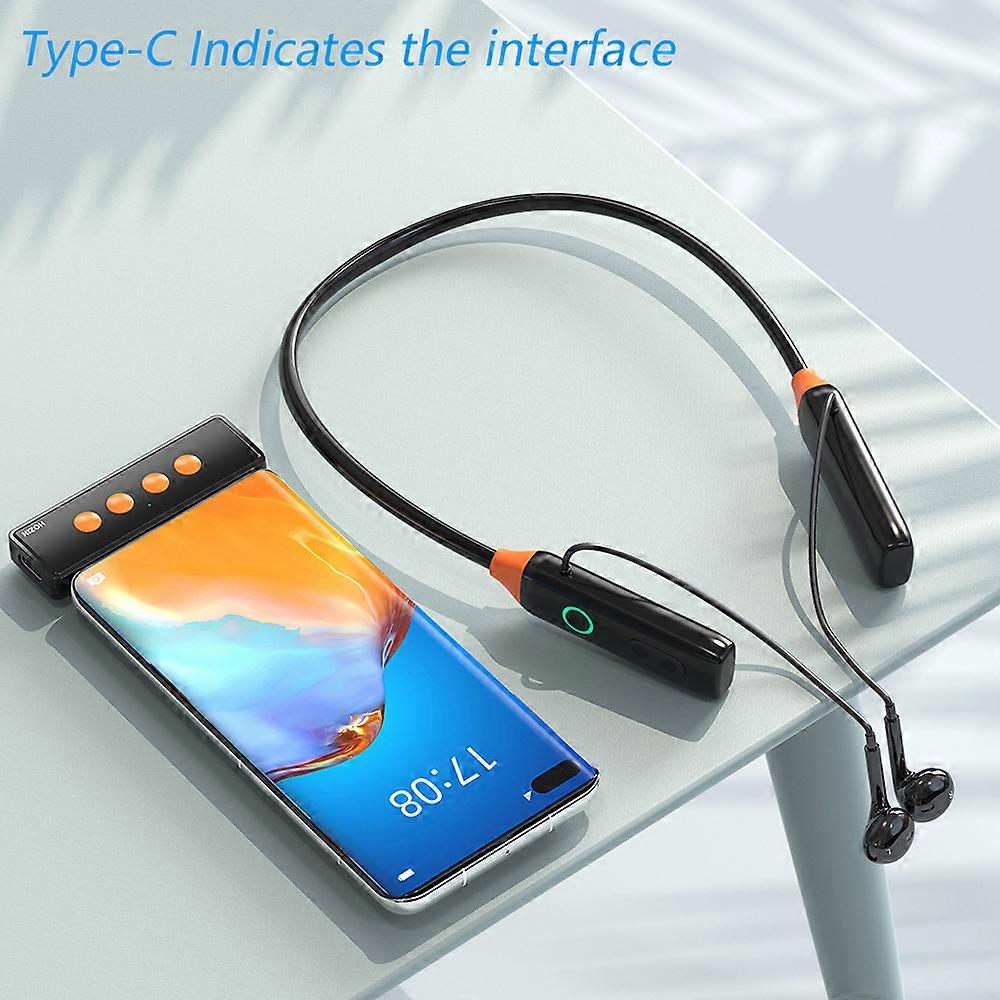 Wireless Microphone Headset, Wireless Neck Headset Denoise Mic Live ...