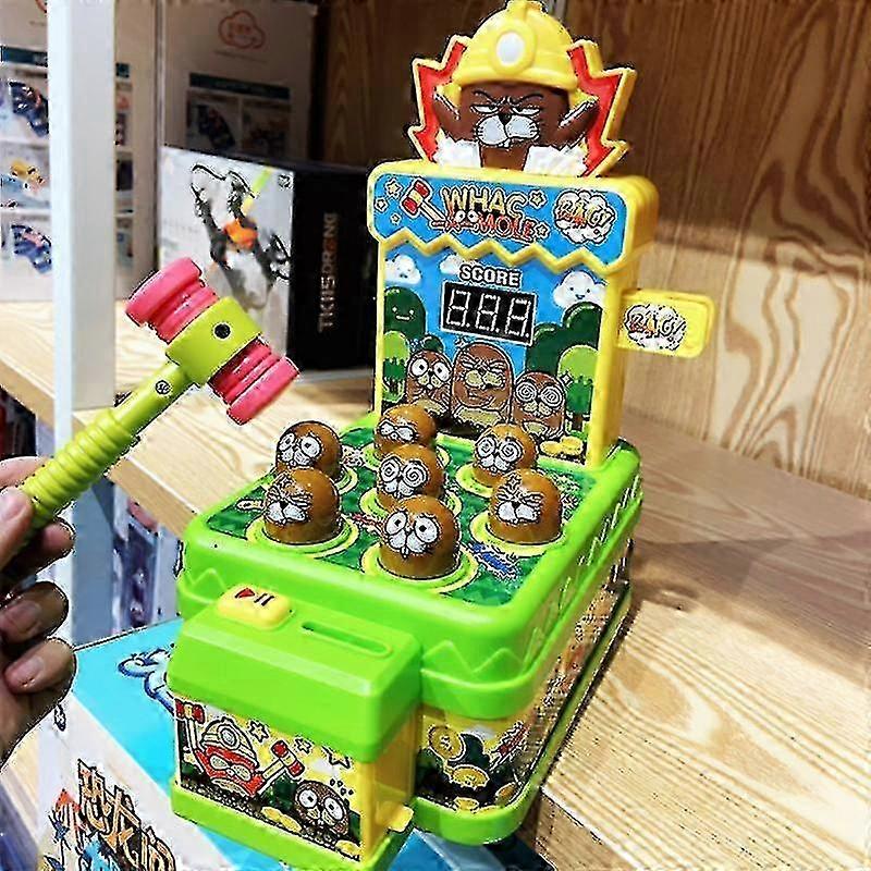 Electric Whack-a-mole Toy Children"s Scoring Game Machine Sound And ...