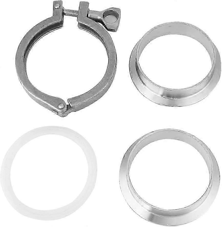 3 Inch Clamp Union Set 76mm Pipe OD Quick Release Clamp Kit Sanitary ...