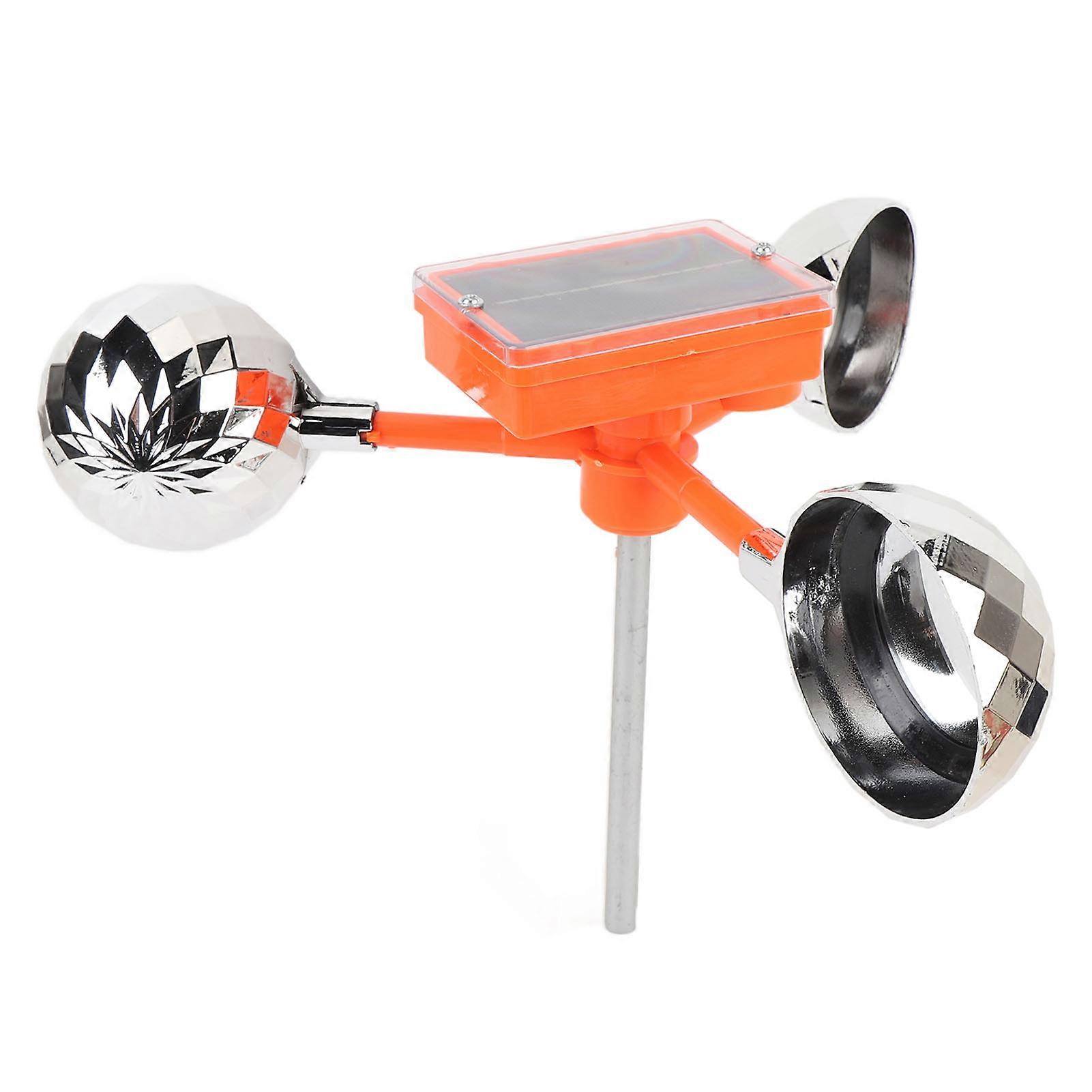 Solar Bird Deterrent Sound Flashing Wind Powered Bird Scarer Deterrent ...