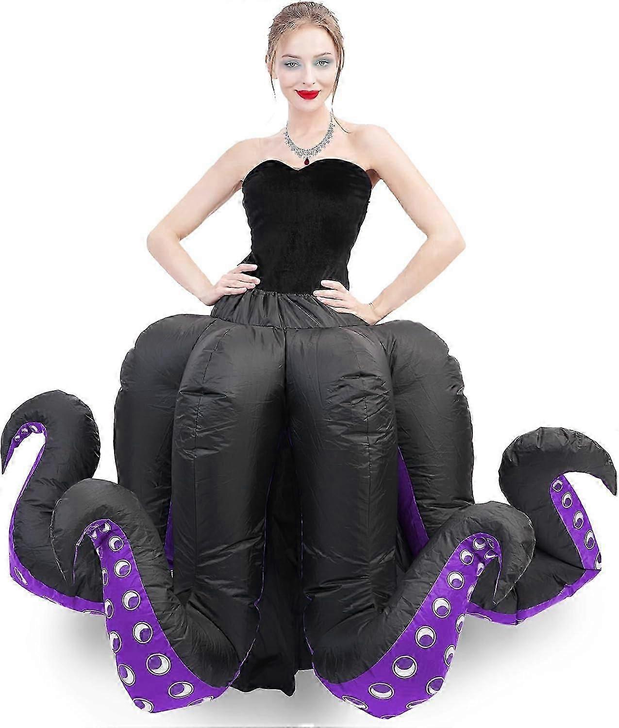 Anroong Inflatable Costume Octopus Halloween Costumes Adult Kids Blow ...