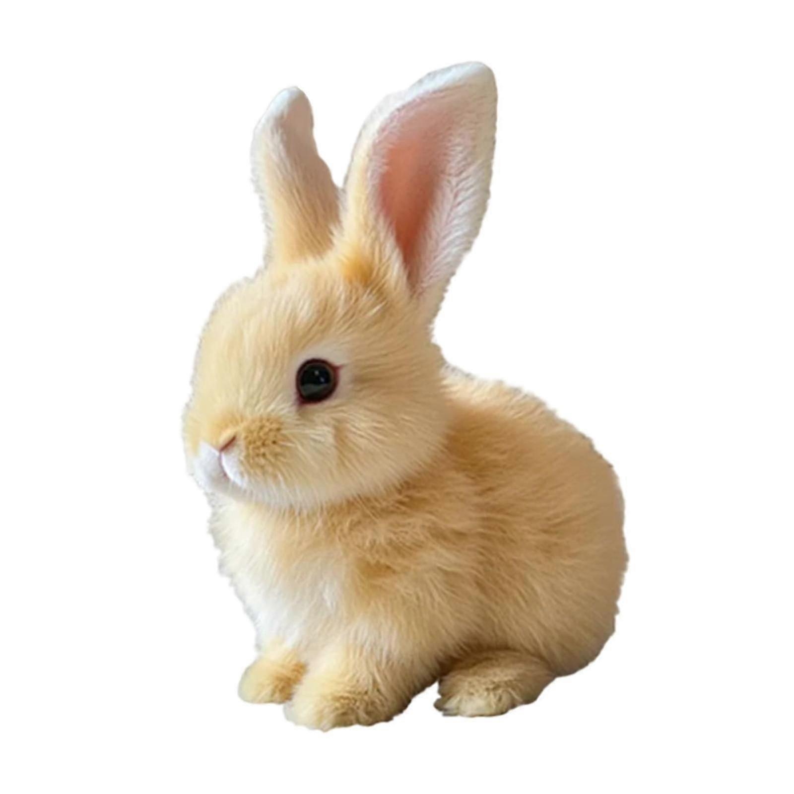 Electronic Plush Bunny Companion Plush Animal Can Jump and Make Sound ...