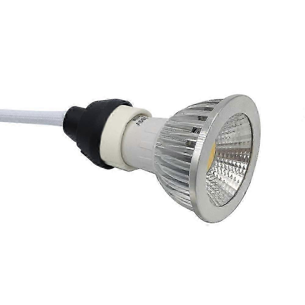 8 Pieces Ceramic Gu10 Lampholders With Cable Connector 2a 250v Gu10 ...
