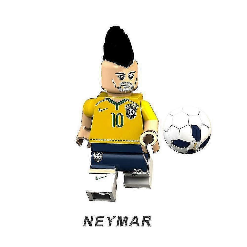 8-Piece Qatar World Cup Mini Figures Set Featuring Ronaldo, Messi, and ...