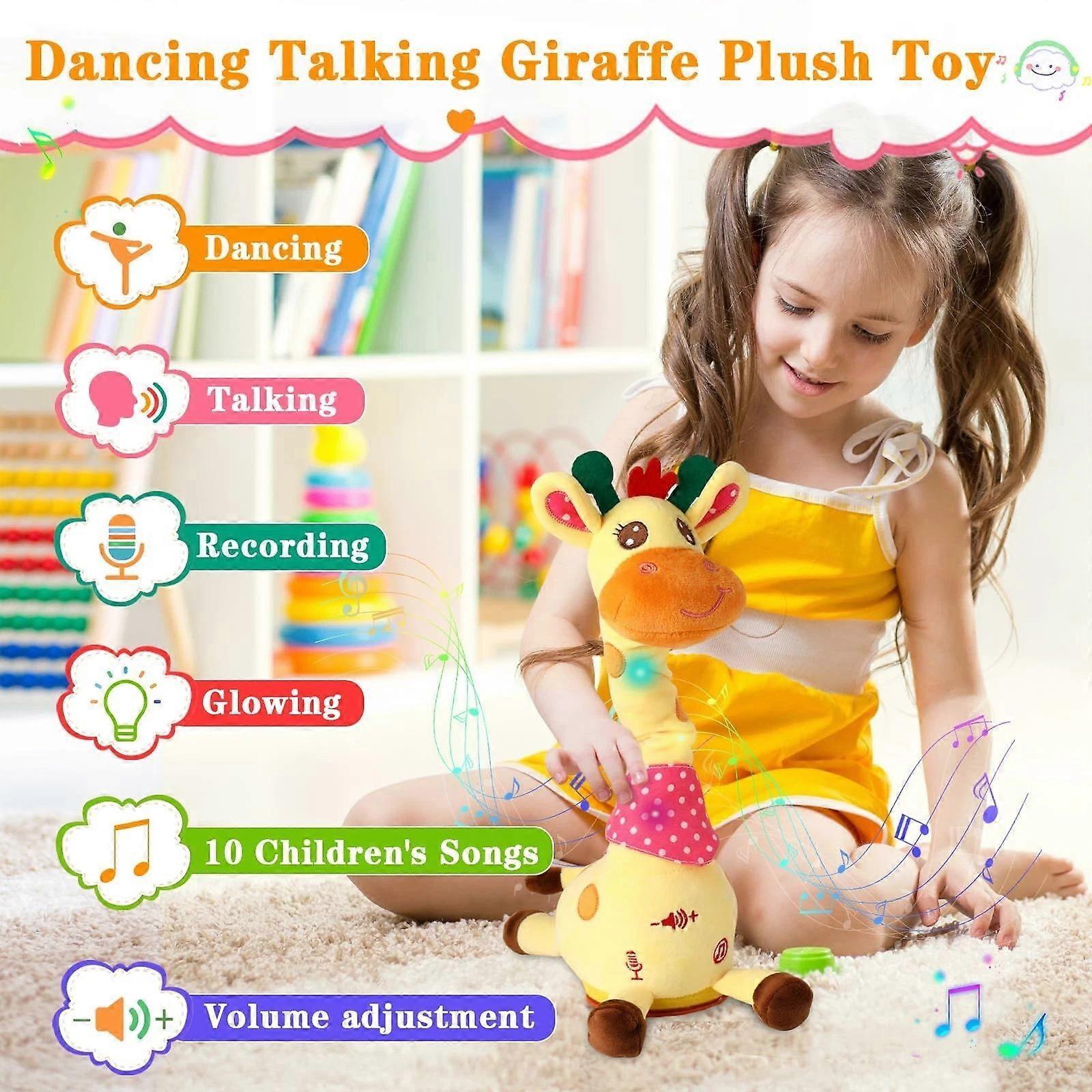 Musical Giraffe Toy, Dancing Singing Giraffe Plush, Repeats What You ...