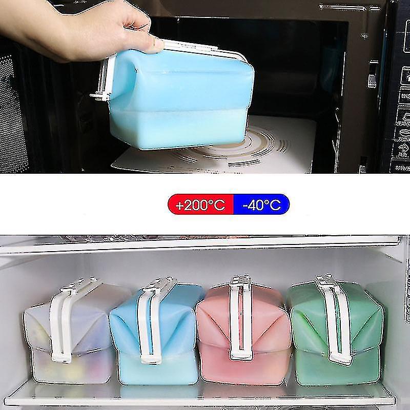 Silicone Food Preservation Bag Microwave Heating Food Preservation Box ...