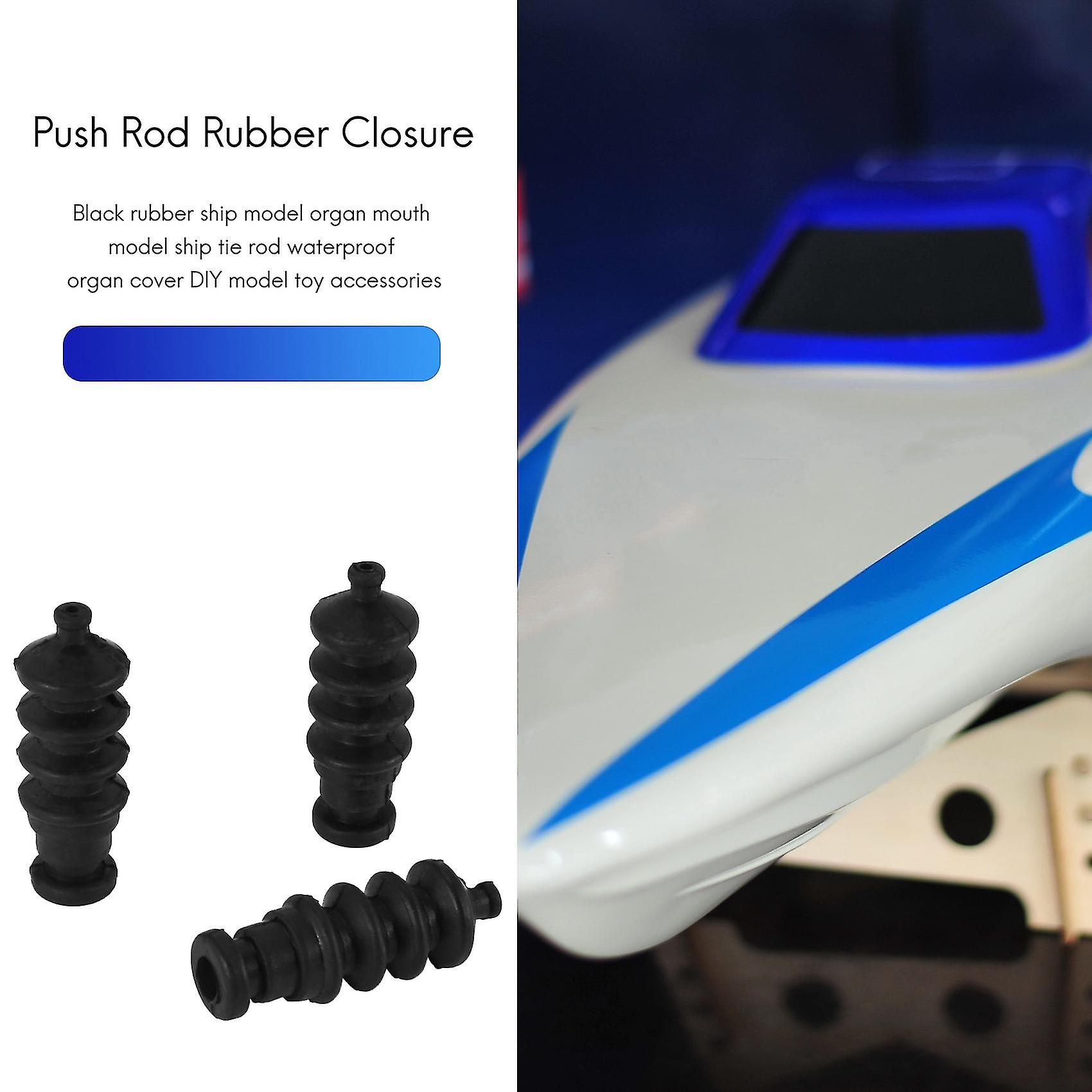 3 X Push, Waterproof, Rubber Seal, Bellows Model 37 Mm For Rc Boat ...