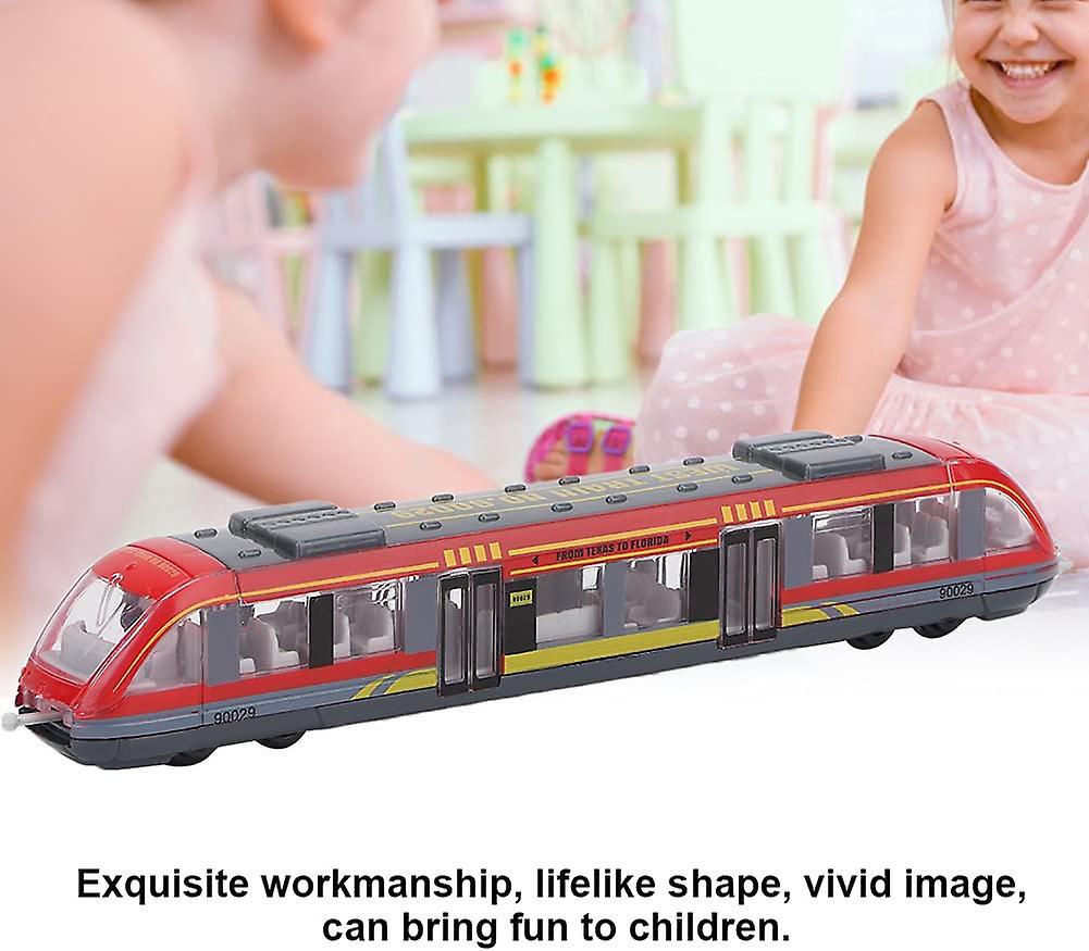 Leksak Tåg Simulering Tunnelbana Modell Legering Glidande gjuten metall ...
