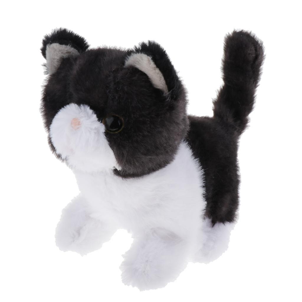 Interactive Robot Cat Electronic Toys Walking Miaow British Shorthair ...
