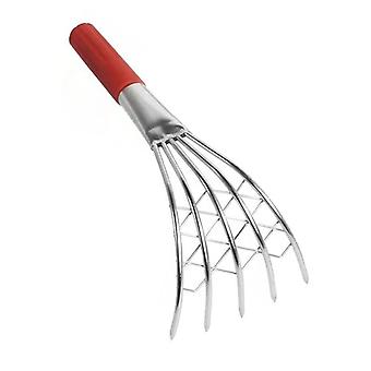 Claw Rake With Mesh Net 5 Prong Clamming Claw For Weeding Beach Digging ...