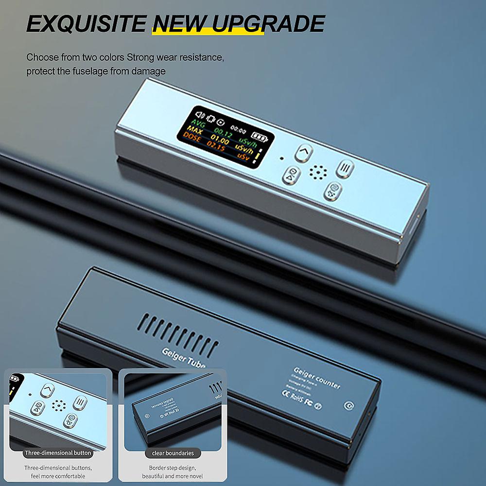 Geiger Counter Nuclear Radiation Detector Dosimeter X-ray γ-ray β-ray ...