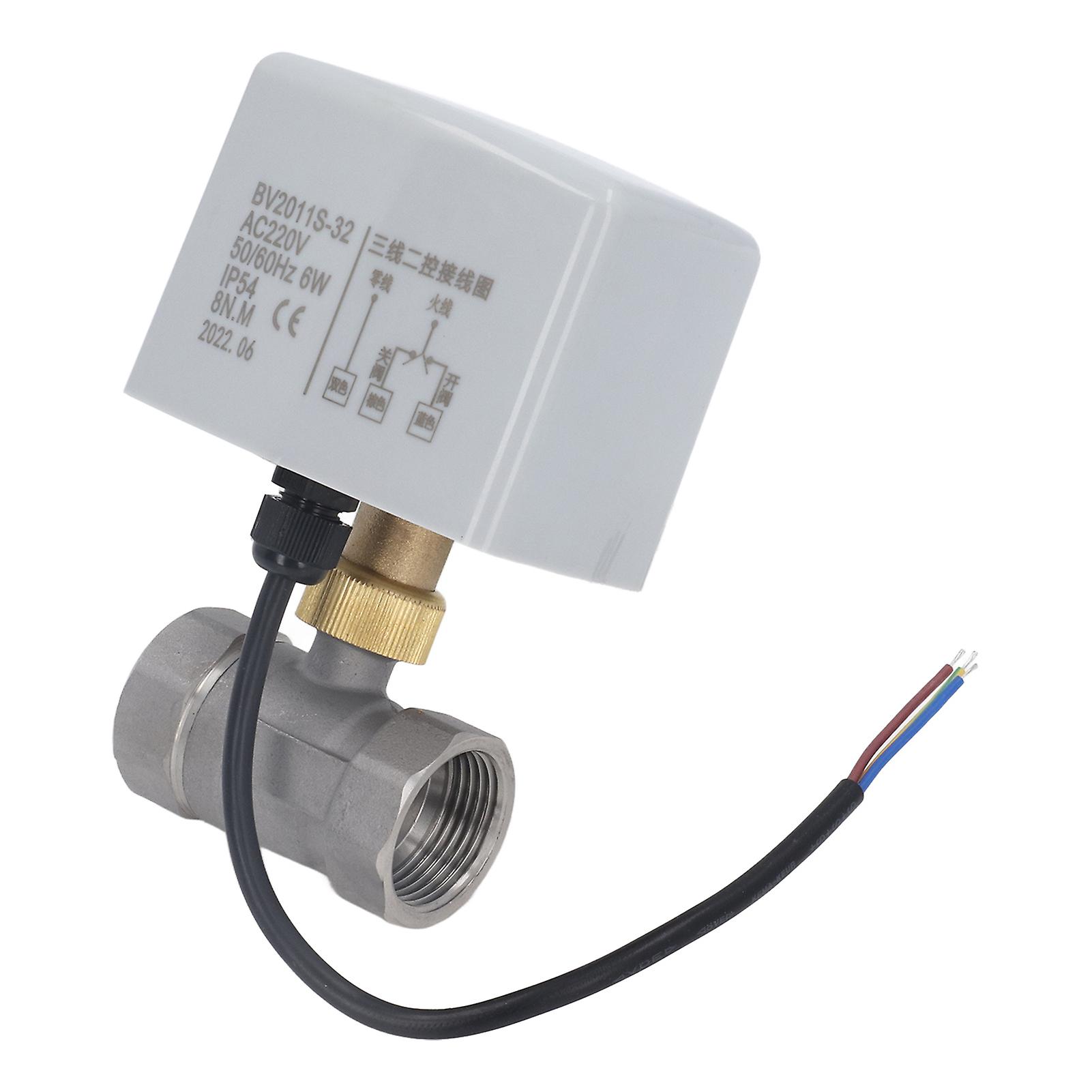 Motorized Ball Valve Stainless Steel Electrical Driver 3 Way 2 Control ...