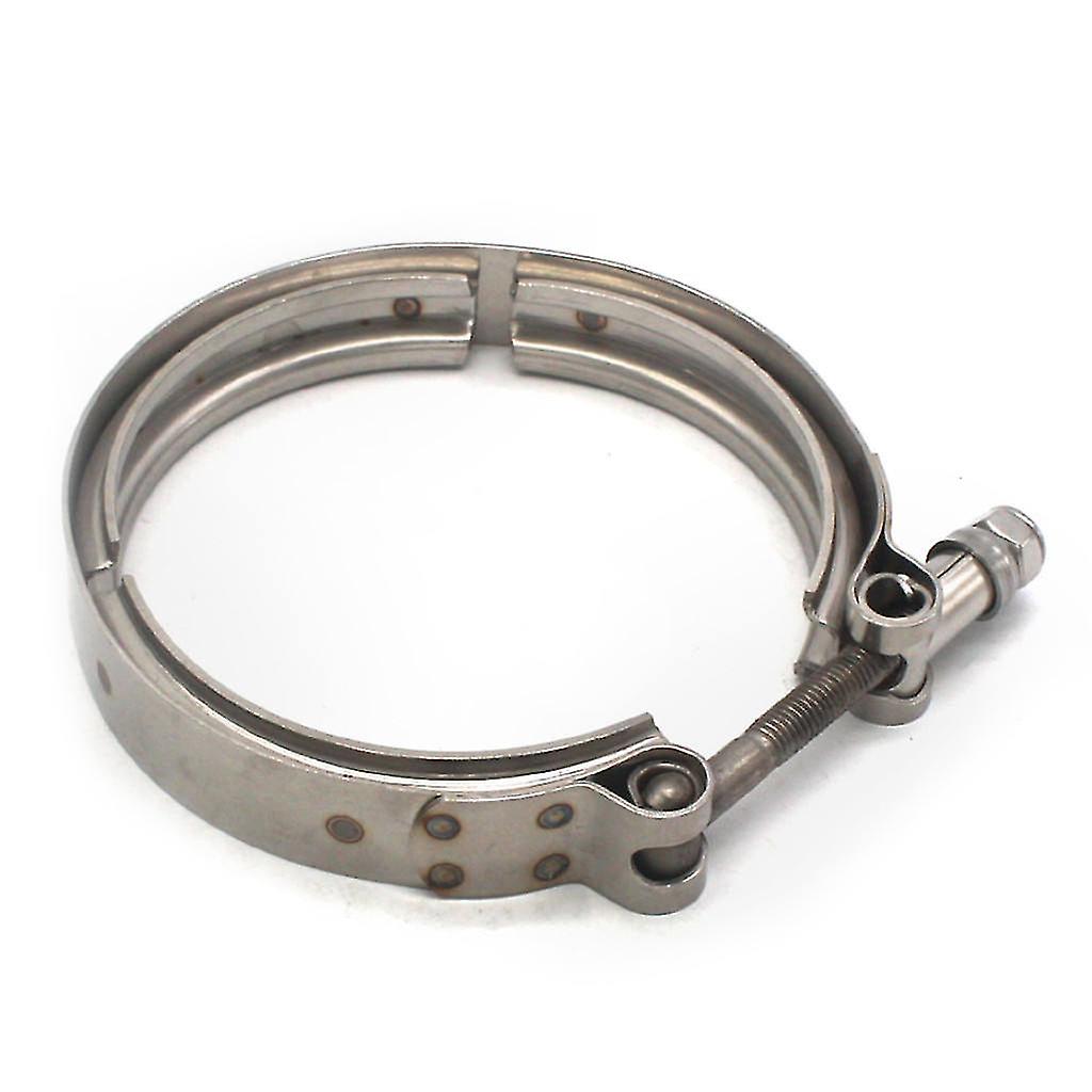 Stainless Turbo Exhaust Downpipe 90°+ Hx V-band Flange Clamp For 4.375 ...
